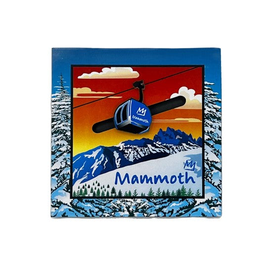 SLIDING GONDOLA WOODEN MAGNET